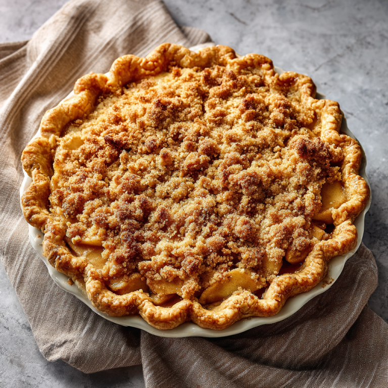 Dutch Apple Pie (with a Buttery Crumb Topping) - Feastical